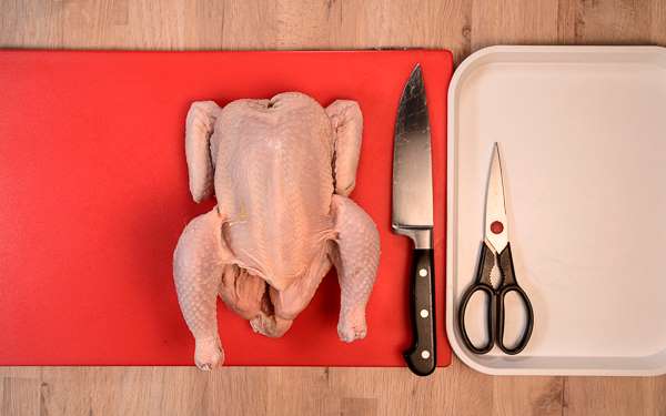 How to portion a chicken on the bone. - The Westcoaster