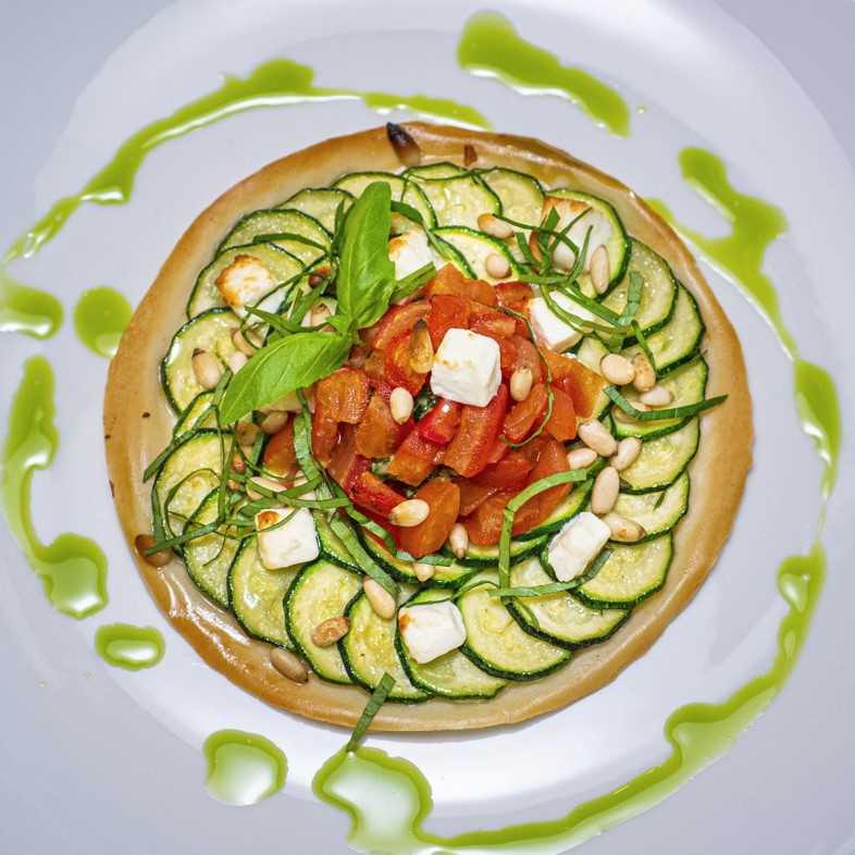 Simple, Summertime Courgette and Tomato Tarts