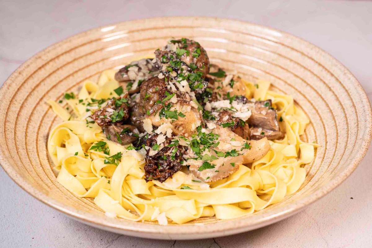 Easy Scottish Venison Meatballs, with Whisky and Mushrooms.